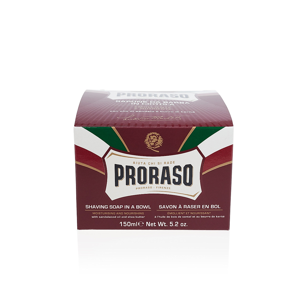 Proraso Shaving Soap in a Bowl, Moisturizing and Nourishing for Coarse Beards, 5.2 Oz