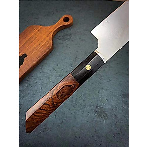 MASALONG 13inch VG10 Damascus Steel Chef Japanese Kitchen Knife 8inch Blade Knives Cooking knife (Kitchen8)
