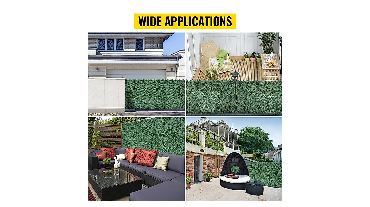 VEVOR Artificial Ivy Privacy Fence Screen – Stylish & Durable