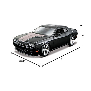 Maisto 1:24 Scale Assembly Line 2008 Dodge Challenger SRT8 Diecast Model Kit (Colors May Vary)