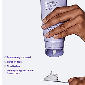 Flamingo Body Hair Removal Cream - 6.76 fl oz - Pack of 2  - Gentle Formula - Safe for Sensitive Skin