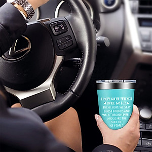 Fufendio Best Friend Birthday Gifts for Women - Friendship Gifts - Vacuum Insulated Tumbler Cup