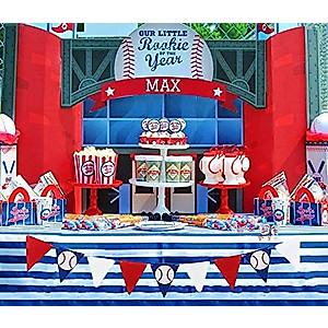 NSTaygate Baseball Flag Banner Decortaion Concessions Birthday Pennant Bunting Sports Party Supplies(Pennant)