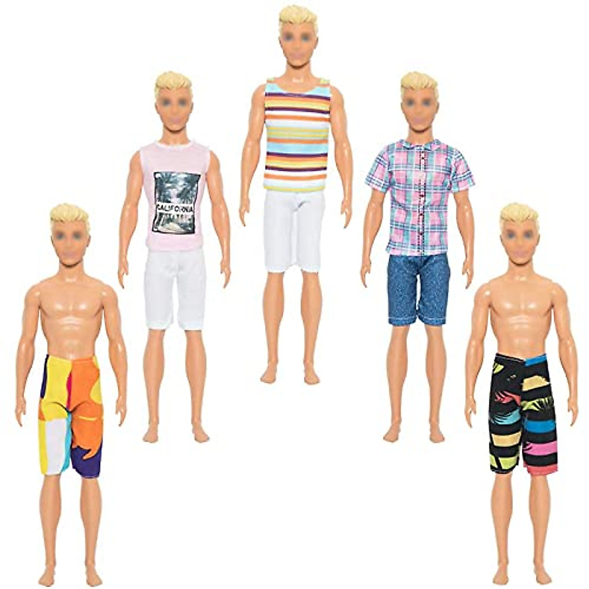 SOTOGO 56 Pieces Doll Clothes and Accessories for 11.5 Inch Girl Boy Doll Clothes Different Occasions Include 20 Sets Handmade Doll Dresses/Casual Clothes/Swimsuit/Sportswear and 18 Pairs Shoes