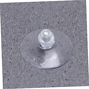 Holibanna 10pcs Seamless Hooks Mushroom Key Hook Heavy Duty Suction Cups Splinter Decorating Self- Hooks Punch- Hooks Bedroom Supahbadd Wall Hook Hanger Wall Mount No Punching