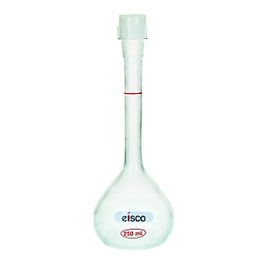 EISCO Volumetric Flask, 100ml - Polypropylene, with Screw Cap Autoclavable- Eisco Labs