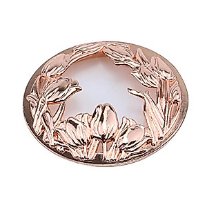 HONJIE Lid Jar Candle Topper,Rose-flowers Metal Candle Toppers to Burn Evenly Home Decor Accessories Candles Shades Sleeves Cover Top Lid