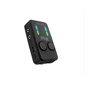 IK Multimedia iRig Pro Duo I/O USB audio interface, TRS balanced & headphones outputs, audio mixer to 24-bit, midi interface for music studio, recording, podcasting, streaming & social apps