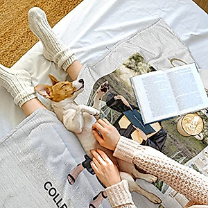 Customized Blanket Personalized Gifts for Men Soft Throw Blanket Custom Blankets with Photos Blankets & Throws for Graduation Birthday Family Pets Halloween Christmas for Sofa Bedroom Picnic Mat