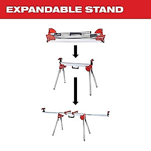 Milwaukee Electric Tool 40-08-0551 Aluminum Folding Miter Saw Stand