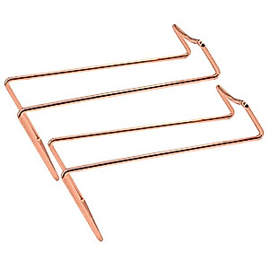 Ipetboom 2pcs Wine Stand Wine Bottle Rack Stand Storage Wine Display Rack Stylish Wine Bottle Organizer Desktop Stand Wine Bottle Display Holder Iron Wire Rack 3l