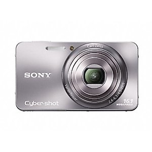 Sony Cyber-Shot DSC-W570 16.1 MP Digital Still Camera with Carl Zeiss Vario-Tessar 5x Wide-Angle Optical Zoom Lens and 2.7-inch LCD (Silver) (OLD MODEL)