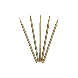 KingSeal Renewable Bamboo Heavy Duty Skewers, Sticks, 4.5 Inches x 3.8 mm Diameter, Retail Pack - 2 Bags of 100 Skewers (200 Count)