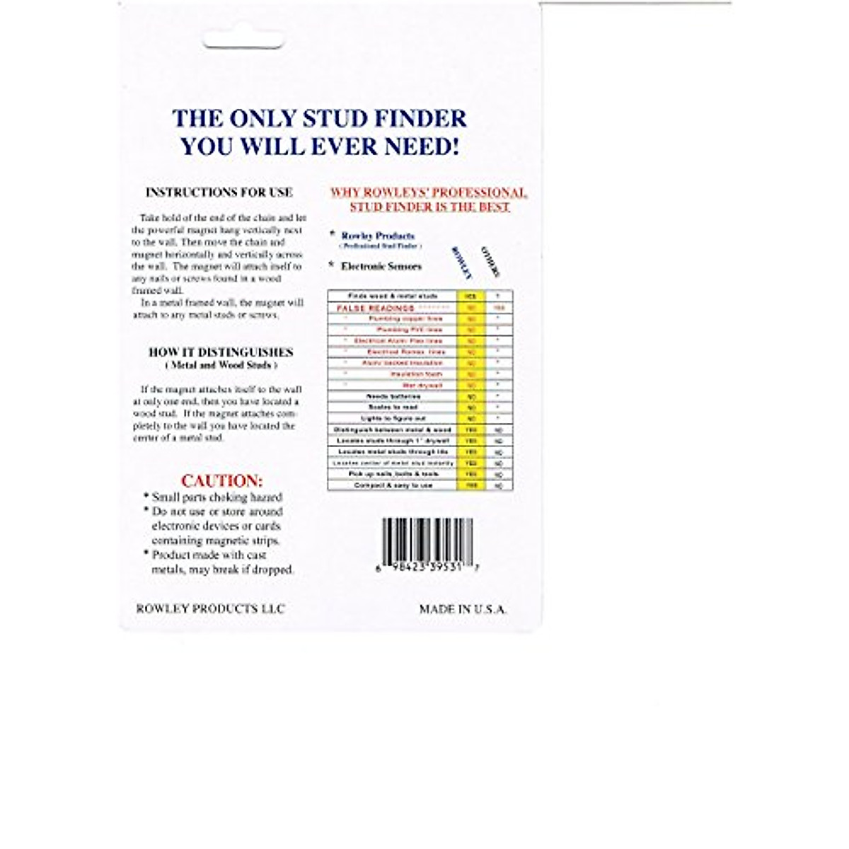 Rowley 39001 Professional Stud Finder