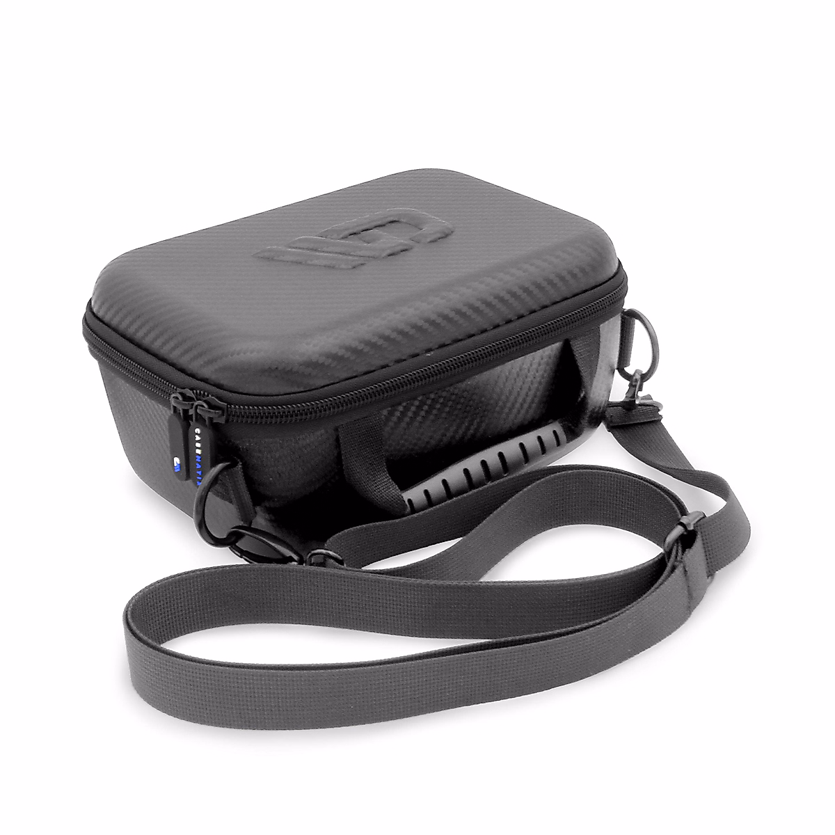 CASEMATIX Travel Case Compatible with 8Bitdo Ultimate Controller, Dongle and Charging Cable - Protective Gaming Controller Case with Custom Foam Tray, Accessory Storage and Shoulder Strap, Case Only