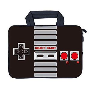 AMARY 11.6" 12" 12.1" 12.5 inch Laptop Handle Bag Neoprene Notebook Carrying Pouch Chromebook Sleeve Ultrabook Case Tablet Cover Fit Apple MacBook Air HP DELL Lenovo Asus Samsung (Games)