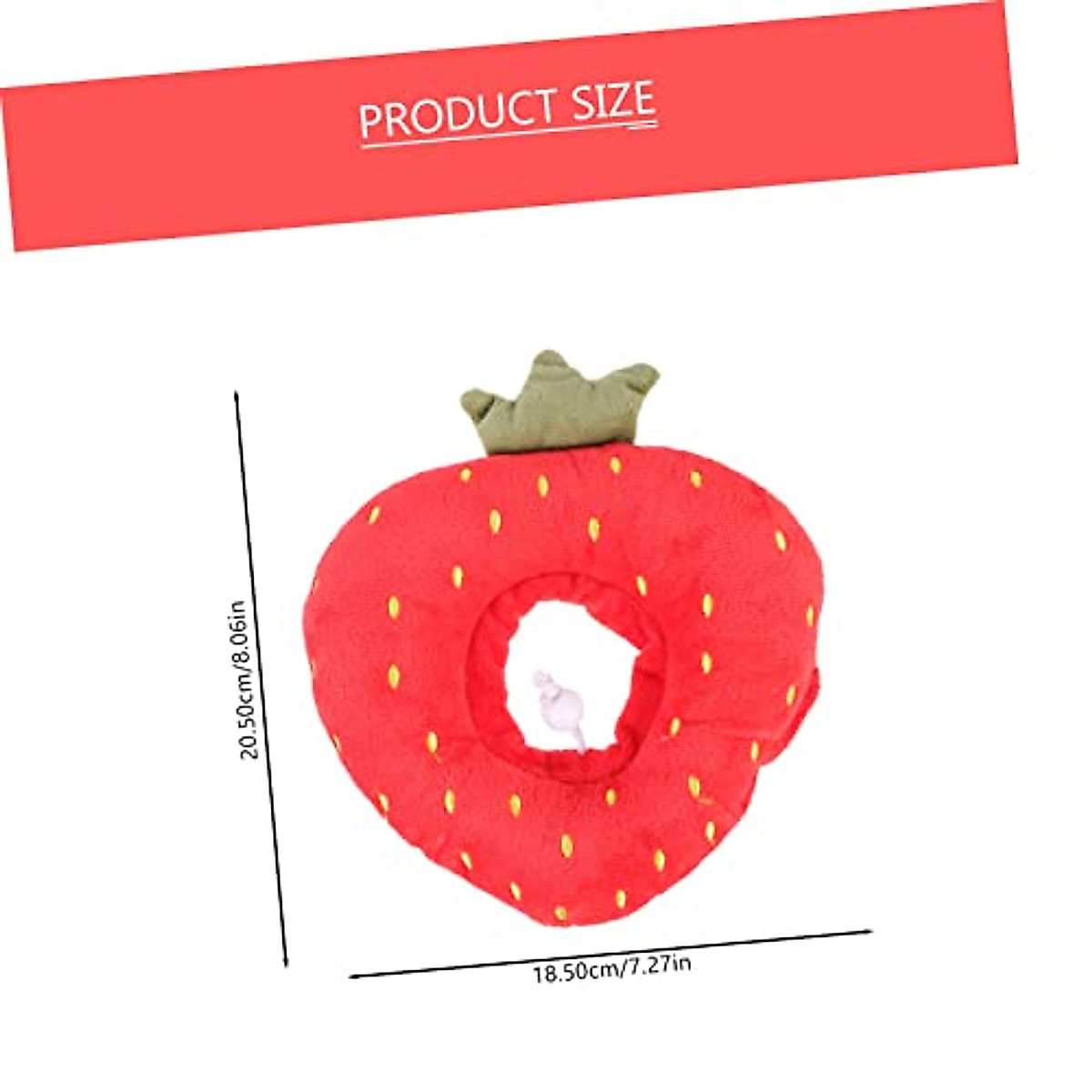 Kisangel 5pcs Cat Collar -bite Collar Donut Decor Cat Calming Collar After Surgery Cat Neck Collars Recovery Dog Collar Cat After-Surgery Collar Pet Red Portable Lint