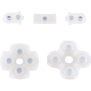 eXtremeRate 2 pcs Conductive Film Keypad Ribbon Cable Silicone Adhesive Conductive Pad Kits for PS4 Pro JDM-040 - Screwdriver Tools Included