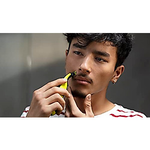 Philips Norelco OneBlade Hybrid Electric Trimmer and Shaver, Frustration Free Packaging, QP2520/90