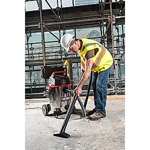 RIDGID 50353 1610RV Stainless Steel Wet Dry Vacuum, 16-Gallon Shop Vacuum with Cart, 6.5 Peak HP Motor, Large Wheels, Pro Hose, Drain, Blower Port