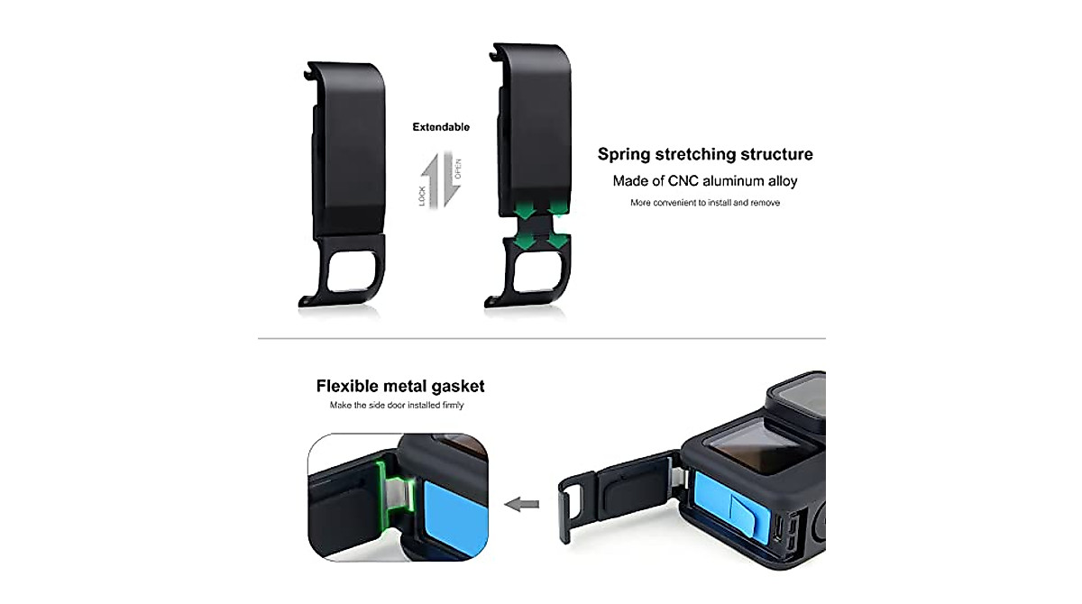 SOONSUN Skeleton Housing Case for GoPro Hero 11, 10, 9