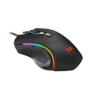 Redragon Black Griffin Gamer Mouse with RGB LED - M607, Unico
