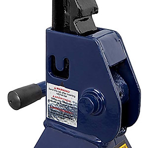 TCE AT82001U Torin Hydraulic Trolley Service/Floor Jack Combo with 2 Jack Stands, 2 Ton (4,000 lb) Capacity, Blue