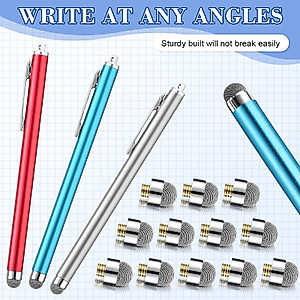 Konohan 24 Pieces 0.30 Inch (Dia) Stylus Replacement Fiber Tip Compatible with MEKO and Bargains Dept 0.3-inch Tip Series Stylus