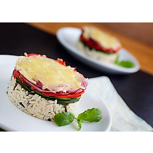 Uncle Jack Professional Stainless Steel Food Tower Presentation Cooking Rings with Food Press-Round Forms(Set of 2)