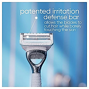 Gillette Venus Intimate Grooming Womens Razor Blade Refills with Bikini Trimmer, 4 Count