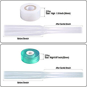 MIDOUWEST 4 Pcs Parafin Grafting Tape for Fruit Trees,Garden Plant Nursery Tape Stretchable Self Adhesive Membrane Clear Floristry Film,Plant Repair Budding Tape