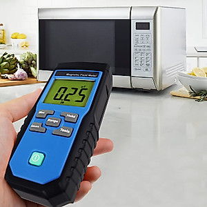 EMF ELF Magnetic Field Meter Electromagnetic Detector Micro-Tesla/Milli-Gauss 30Hz ~ 300Hz Frequency Gauss Tester