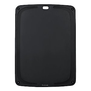 BestCook Kitchen Wood Fiber Cutting Board, High Density Non-Porous Wooden Chopping Board with Juice Groove and Non-slip Feet, BPA Free, Dishwasher Safe, Knife Friendly for Meat Bread Fruit, Black