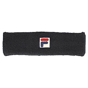 Fila Embroidered Logo Headband-White