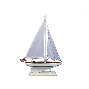 Hampton Nautical Intrepid Sailboat, 16"