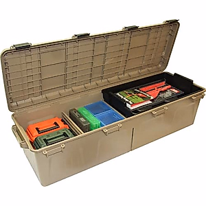 MTM MGC - The Mule Mobile Gear Crate, Water-Resistant, Stackable, Holds 75lbs of Gear, USA Made,