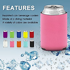 Custom Can Sleeve Beer Coolers Bulk Personalized Can Cooler With Photo Logo Customized Insulated Beverage Bottle Holder for Party Weddings Fishing Picnics