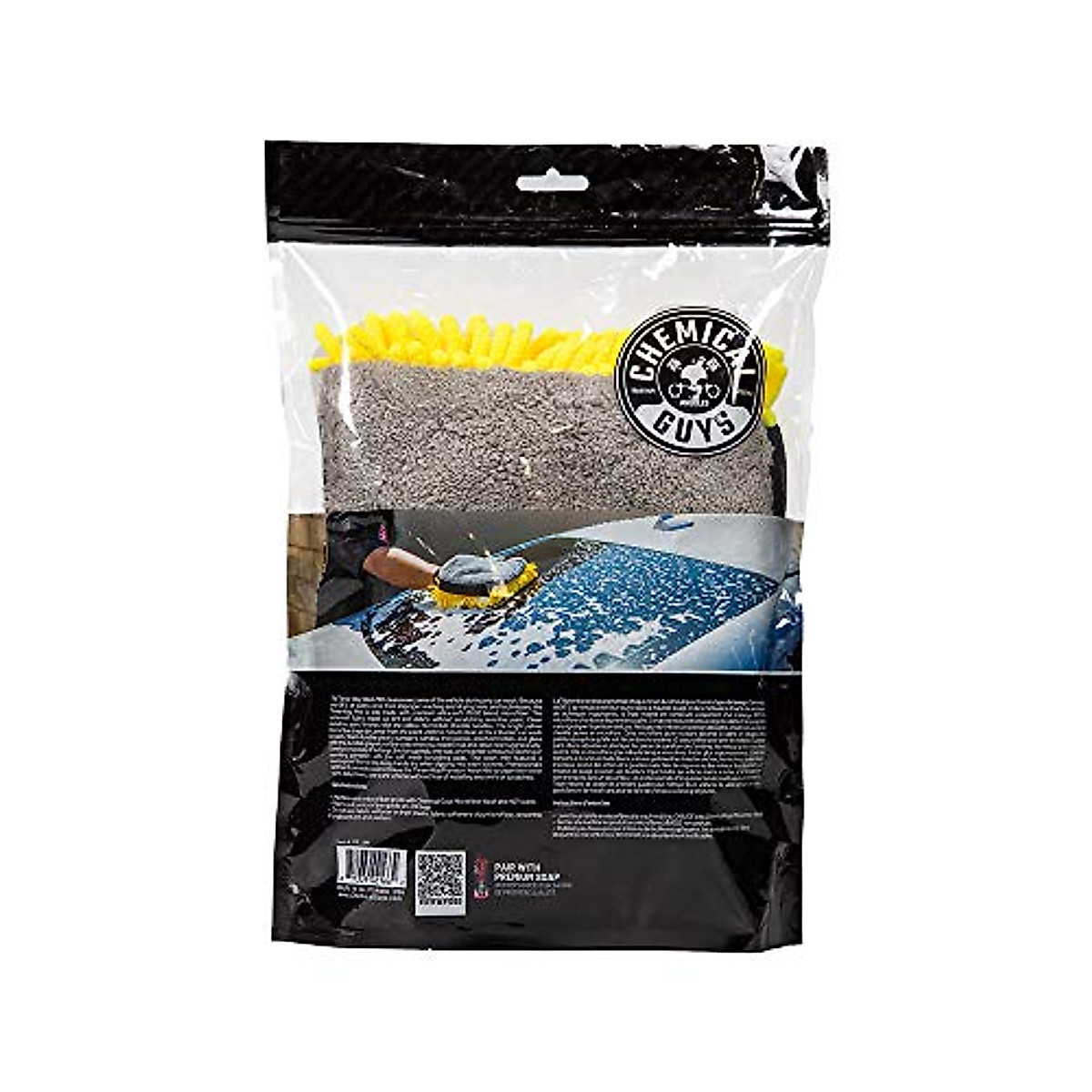 Chemical Guys MIC494 Three-Way Premium Microfiber Wash Mitt