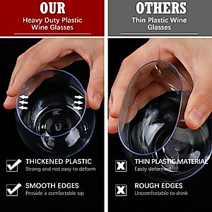 Zhehao 20 Pcs Funny Stemless Wine Glasses 12oz Disposable Party Funny Cups Clear Acrylic Shatterproof Wine Cups Sip Hooray Printed Glasses for Indoor Outdoor Party Beach Wedding Whiskey Cocktail