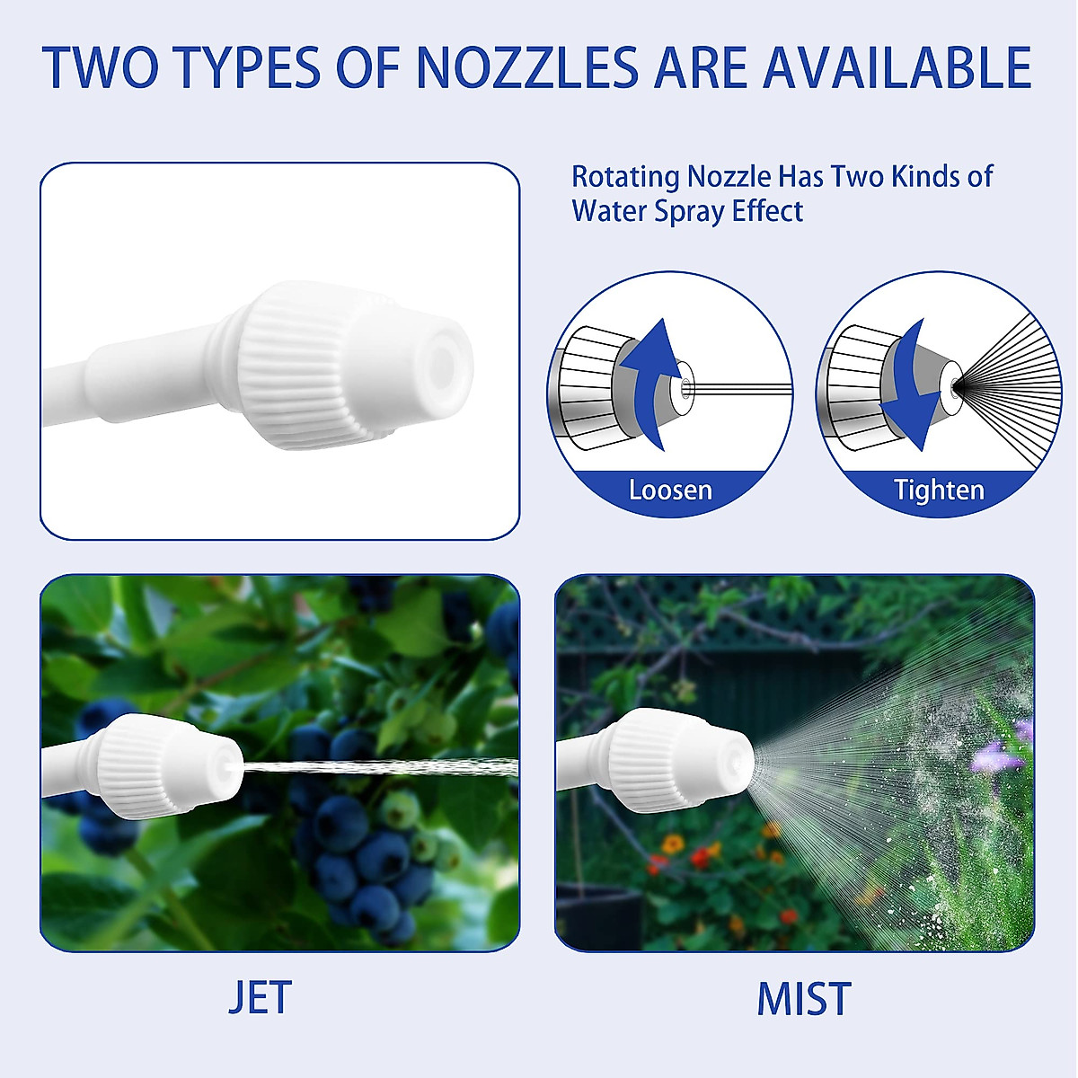 Battery Power Sprayer Operated Versatile Multi-Purpose Foldable Sprayer with 1.35 Gallon Bags for Gardening,Lawn and Disinfecting