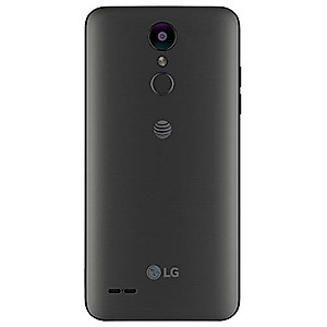 LG Phoenix 4 AT&T Prepaid Smartphone with 16GB, 4G LTE, Android 7.1 OS, 8MP + 5MP Cameras - Black (Renewed)