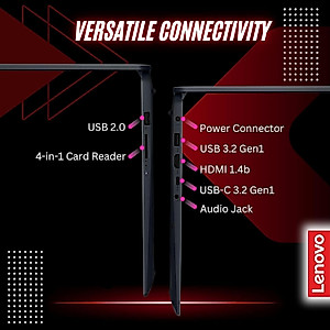 Lenovo ThinkBook 14s Yoga Gen 2 IAP 14" Full HD 2-In-1 Touchscreen Notebook Computer, Intel Core i5-1235U 1.3GHz, 8GB RAM, 256GB SSD, Windows 11 Pro, Mineral Gray