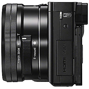 Sony Alpha a6000 Mirrorless Camera with 16-50mm Lens Black with Sony FE 85mm Lens, Soft Bag, Additional Battery, 64GB Memory Card, Card Reader, Plus Essential Accessories