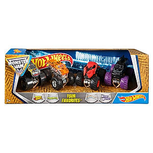 Hot Wheels Monster Jam Tour Favorites – Styles May Vary