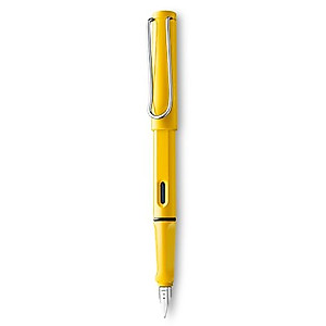 Lamy Safari Fountain Pen, Yellow Medium Nib (L18M)