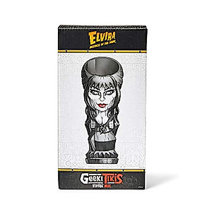 Geeki Tikis Elvira Mistress of the Dark Mug | Official Elvira Collectible Tiki Style Ceramic Cup | Holds 20 Ounces