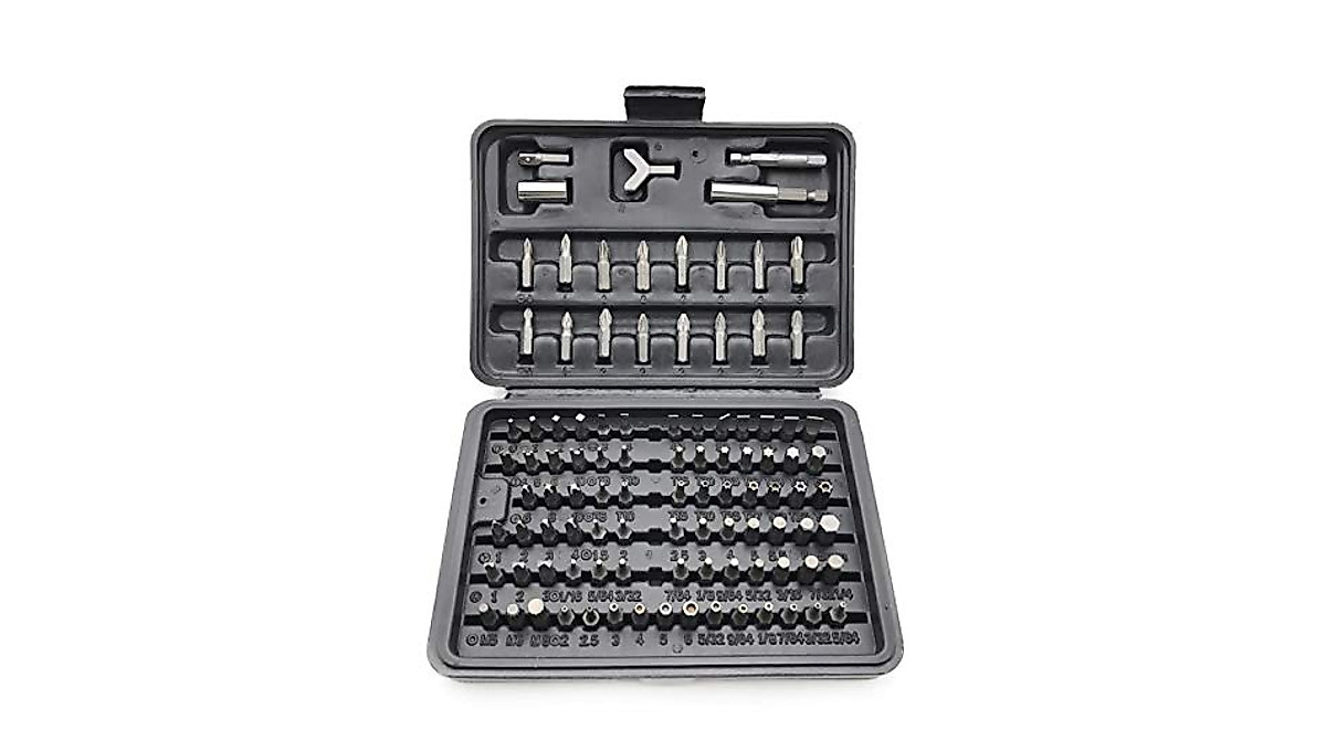 HTTMT 100-Piece Tamper Proof Bit Set - Perfect for DIY