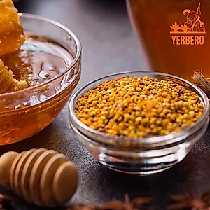 YERBERO - Premium Bee Pollen Granules 7 Oz (199 G) | 100% Natural Bee Pollen, Polen de Abeja 100% Natural | Pure Natural Bee Pollen | Wildcrafted.