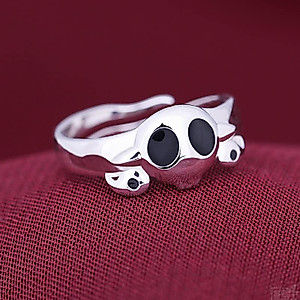 Hanako-kun Rings Yashiro Nene Cosplay Ring Male Female Couple Opening ring 925 Silver jewelry Toilet-bound Hanako-kun Rings (2pcs)