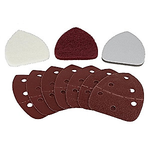 Ryobi CFS1503GK Compact Corner Cat 12,500 OPM 1.2 Amp Corded Orbital Finishing Sander w/ 10 Pads and Carrying Case